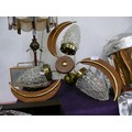 RETRO THREE ARM CEILING LIGHT.