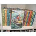 CUBE OF VINTAGE KIDS LADYBIRD BOOKS OVER 40.