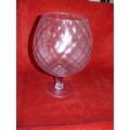 LARGE DECORATIVE BRANDY GLASS.