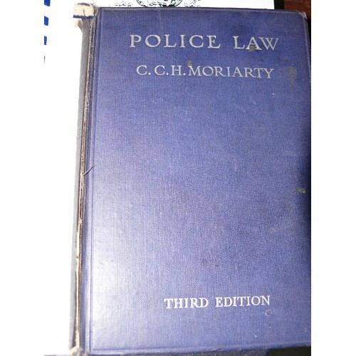 SPECIALIST BOOKS ABOUT THE POLICE SERVICE INCLUDING 6 BOUND VOLUMES OF ...