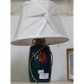 RETRO DD (DOUBLE DIAMOND) ADVERTISING LAMP WITH WHITE SHADE.