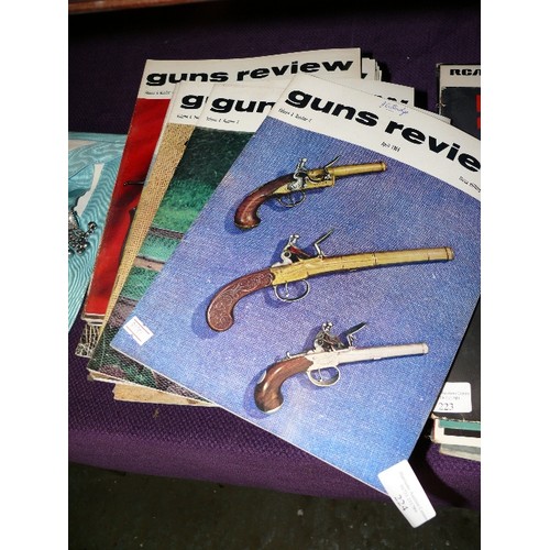 A SELECTION OF GUN THEMED MAGAZINES