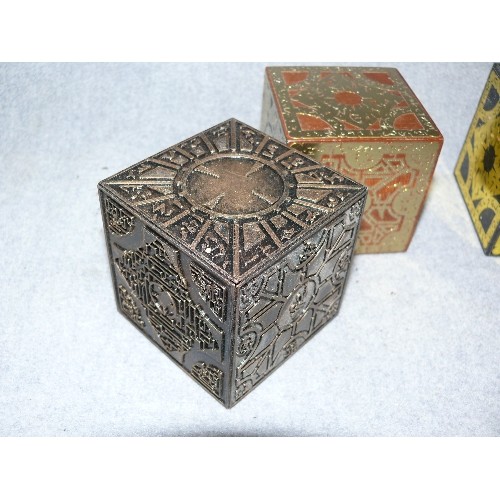 4 HELLRAISER PINHEAD PUZZLE BOXES