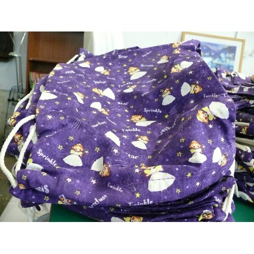 APPROXIMATELY 50 100% COTTON TWINKLE STARDUST DRAWSTRING BAGS FOR M&S