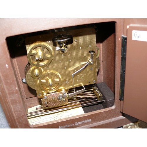 GERMAN FRANZ HERMLE MOVEMENT MANTLE CLOCK DOES NEED DIAL RECONNECTING ...