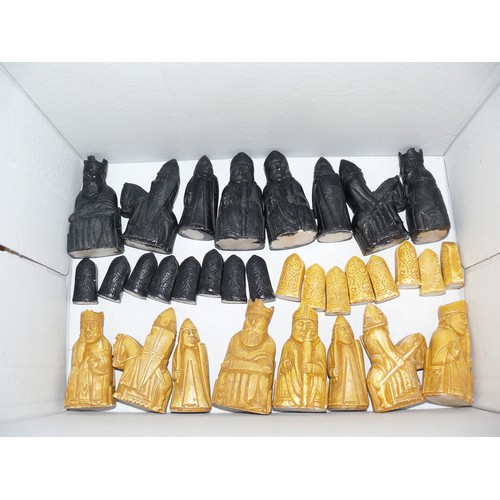 2 X BOXES OF RUBBER CHESS MOULDS. CLASSIC AND CHINESE. ALSO A COMPLETE ...