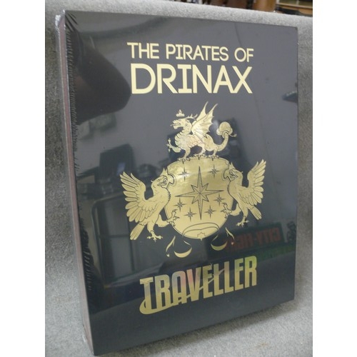 TRAVELLER THE PIRATES OF DRINAX RPG ROLEPLAYING HARDBACK BOOK BOXSET