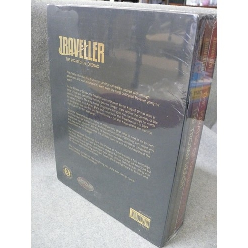 TRAVELLER THE PIRATES OF DRINAX RPG ROLEPLAYING HARDBACK BOOK BOXSET