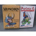 MUNCHKIN CARD GAME ORIGINAL FIRST EDITION AND MUNCHKIN FU CARD GAME
