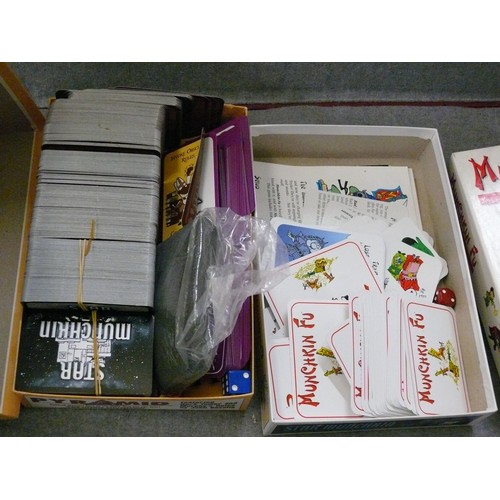 MUNCHKIN CARD GAME ORIGINAL FIRST EDITION AND MUNCHKIN FU CARD GAME
