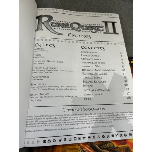 RUNEQUEST HARDBACK BOOKS TO INCLUDE ROLEPLAYING IN GLORANTHA, THE RED ...