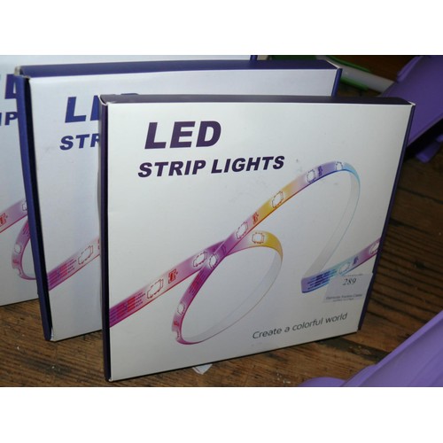 4 BOXES OF NEW LED STRIP LIGHTS