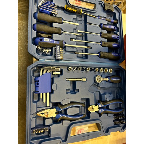 BLACK & DECKER 135W SANDER AND A "LUX-TOOLS" FITTED TOOL BOX MOSTLY ...