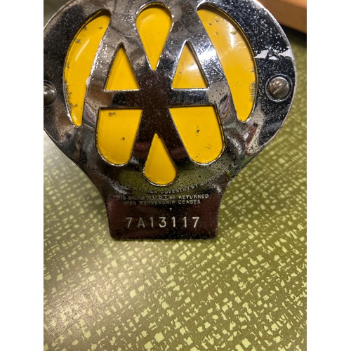 AA CAR BADGE