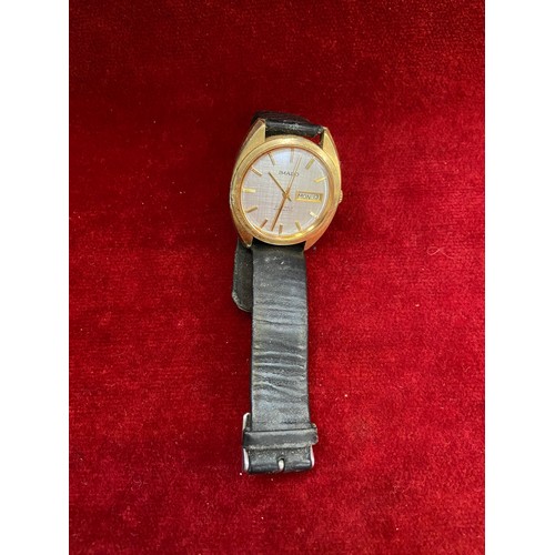Imado Swiss made 21 Jewells automatic steel wrist watch - WORKING. With ...