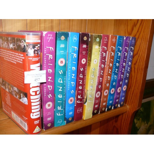 10 BOX SETS OF FRIENDS DVDS AND "WATCHING" THE COMPLETE SERIES