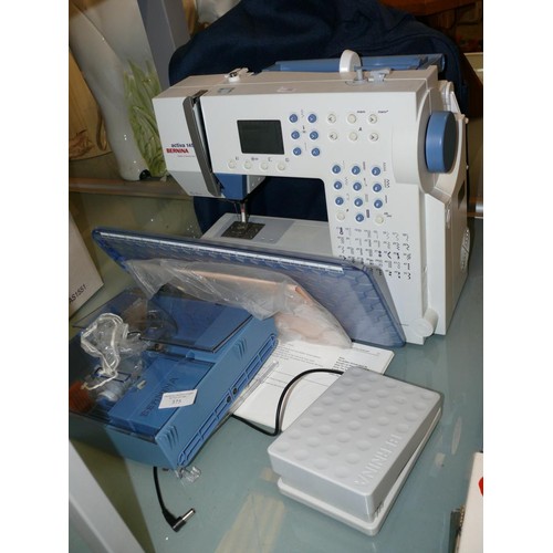BERNINA ACTIVA 145 SEWING MACHINE WITH POWER SUPPLY, FOOT PEDAL AND ...