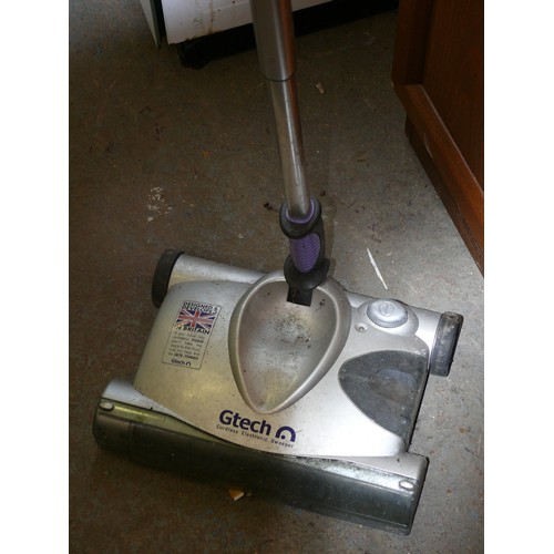 GTECH CORDLESS ELECTRONIC SWEEPER, NO CHARGER