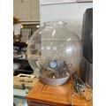 A LARGE SPHERICAL FISH TANK - 15" DIA