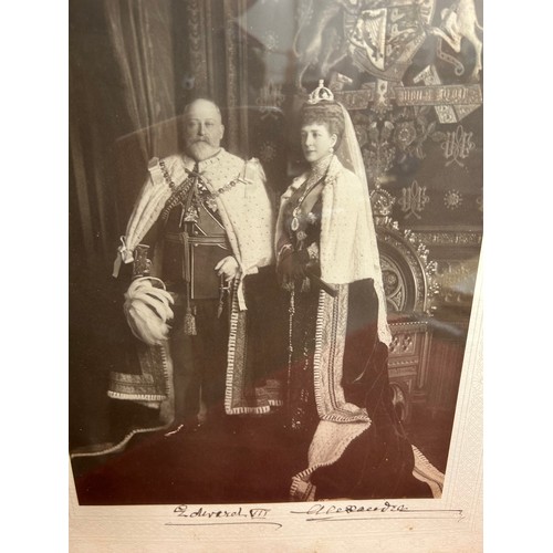 Edward VII & Queen Alexandra. An important signed Royal Presentation ...
