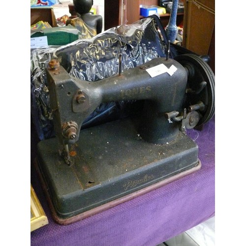 VINTAGE JONES POPULAR SEWING MACHINE