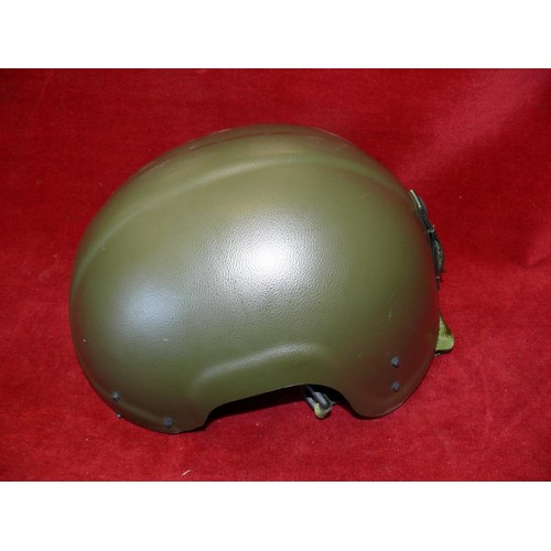 MILITARY FLYING? TANK COMMANDER? HELMET WITH LINING & STRAPS