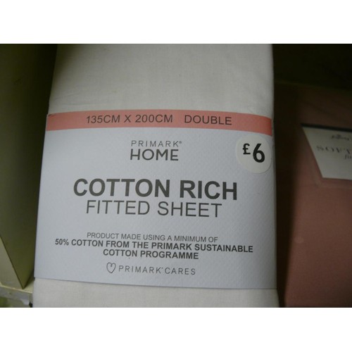DOUBLE FITTED SHEET - SOFT TOUCH BY FOGARTY - BRAND NEW AND PRIMARK ...