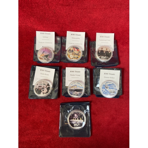 Coins - The RMS Titanic Silver Coin collection. 13x USA 1oz .999 silver ...