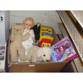 BOXED BARBIE DOLL PLUS ANDREX PUPPY, VINTAGE DOLL AND TEDDY BEAR, HARRY ...