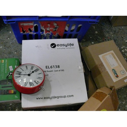 LARGE CRATE OF MIXED HARDWARE AND HOME ITEMS