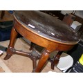 SMALL ROUND WOODEN TABLE