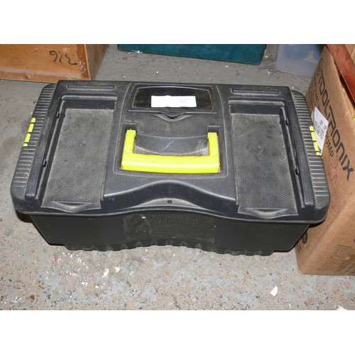 LARGE TOOLBOX WITH LOTS OF VARIOUS TOOLS