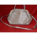 GREY RED CUCKOO LADIES HANDBAG