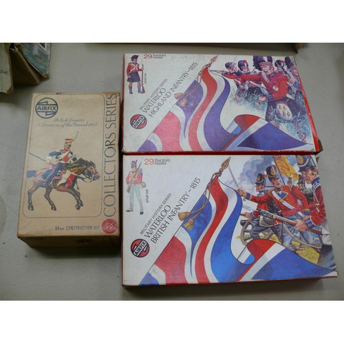 Airfix military history series scale figures in boxes, including 32nd ...