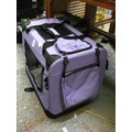 LARGE PURPLE PET CARRIER BY HUGGLE PETS