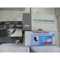 UNIROSS BATTERY CHARGER, ZENNOX VIDEO GRABBER AND A SKY WIRELESS CONNECTOR