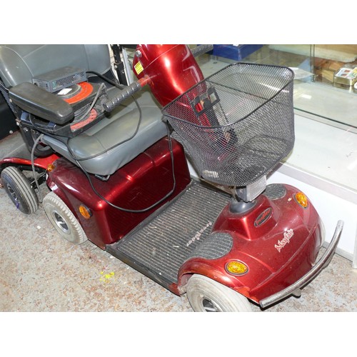 MAYFAIR FREERIDER MOBILITY SCOOTER IN RED TESTED AND WORKING
