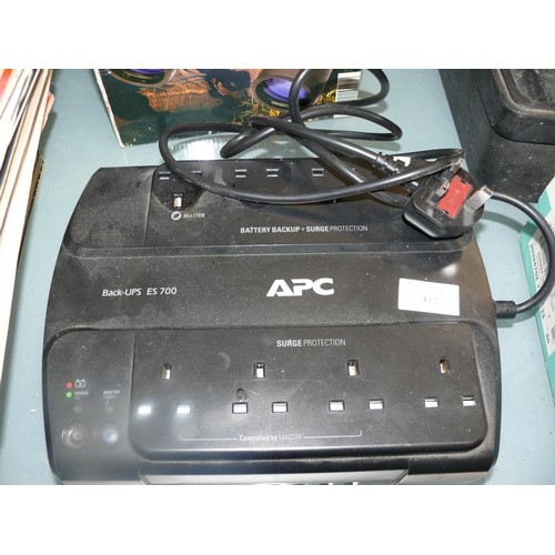 APC BACK UPS ES 700 BATTERY BACK UP AND SURGE PROTECTION