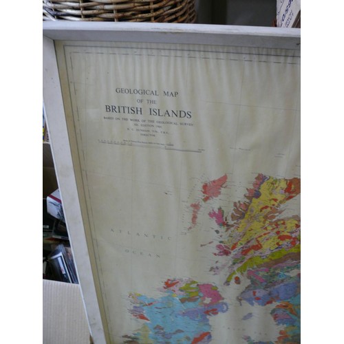 Large geological map of the British Islands