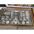 Large framed nautical display