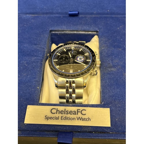 A CHELSEA FOOTBALL CLUB SPECIAL EDITION D8460 ROTARY WATCH DIVERS ...