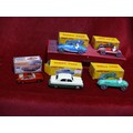 5 Small Dinky Matchbox vehicles boxed