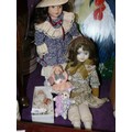 A group of vintage porcelain dolls, including examples from The ...