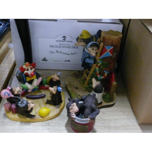 Collection of Molenniums figures