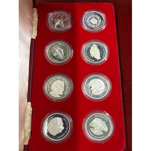 An Elizabeth II 1977 Spink & Son, Silver Jubilee eight coin solid ...