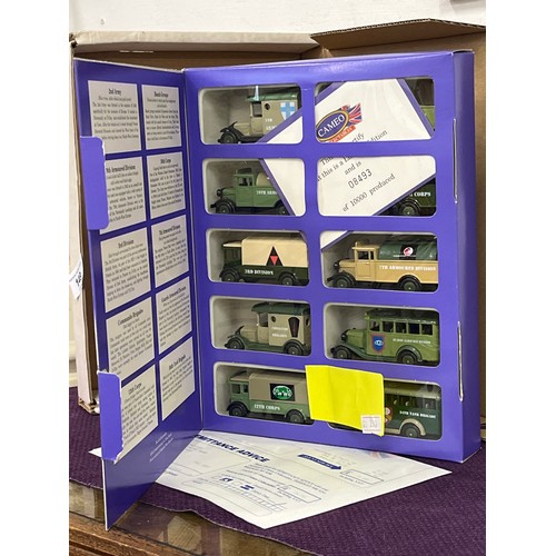 The D Day Collection 10 vintage model WW2 vehicles in original box