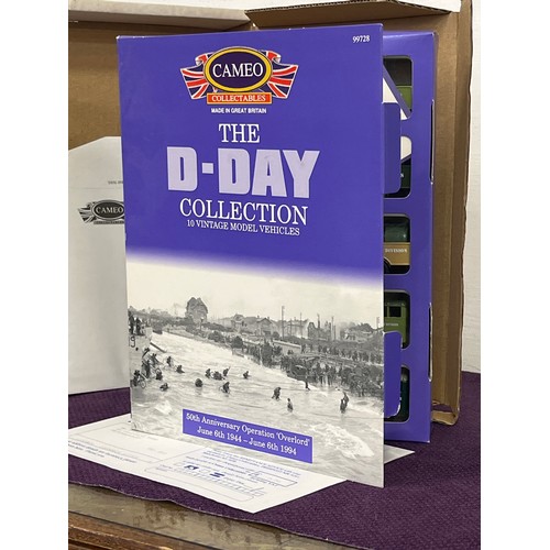 The D Day Collection 10 vintage model WW2 vehicles in original box
