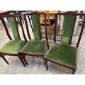Set of 6 Stag dining chairs
