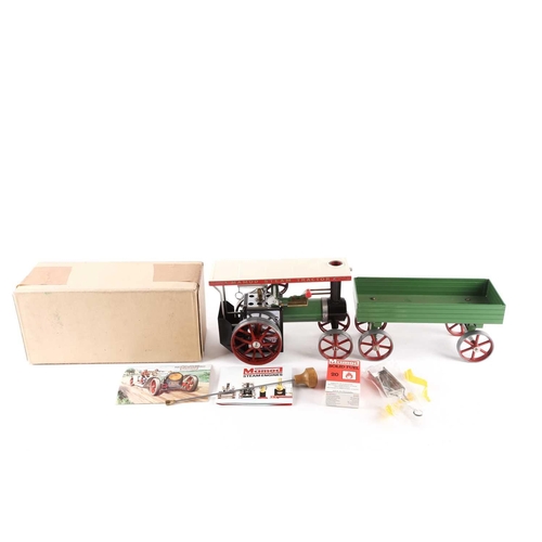 A boxed Mamod steam tractor (TE1A) together with a boxed Mamod open ...