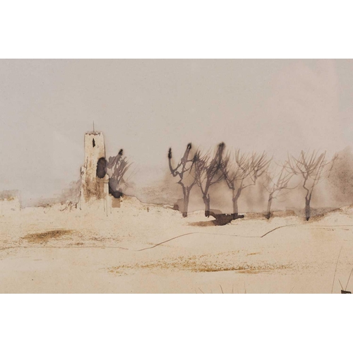 Colin David Kent (b.1934), watercolour landscape, signed to lower left ...